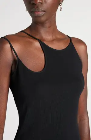 Alexander McQueen Asymmetric Jersey Camisole