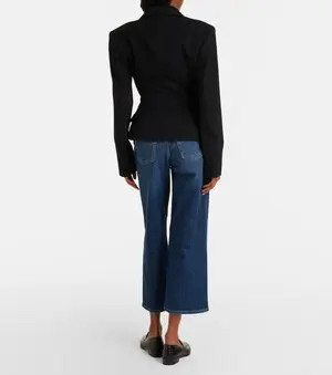 7 For All Mankind Stovepipe Cropped Straight Jeans In Vibe