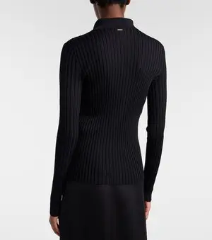 Gucci Ribbed-knit Cardigan