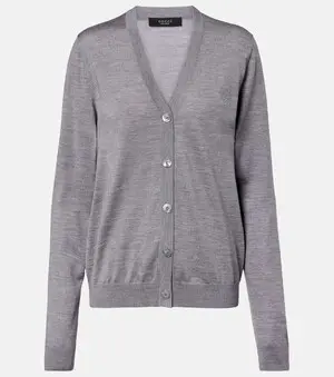 Gucci Wool Cardigan With Embroidery