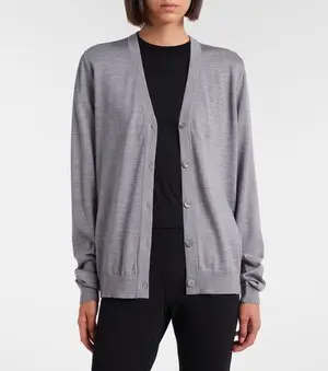 Gucci Wool Cardigan With Embroidery