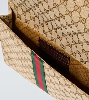 Gucci Gg Canvas Medium Pouch