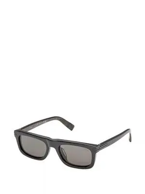 Zegna Rectangle Frame Sunglasses