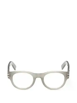 Zegna Round Frame Eyeglasses - Grey