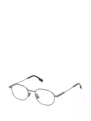 Zegna Round-frame Glasses - Silver