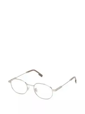 Zegna Geometric-frame Glasses - Silver