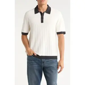 RAG & BONE Zuma Stripe Terry Cloth Polo