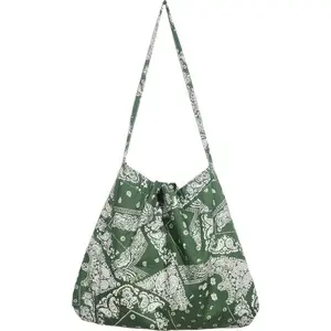 PETIT MOMENTS Printed Canvas Tote - Green