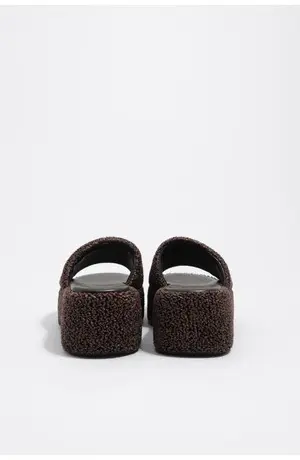 Bimba Y Lola Textile High Sole Sandal
