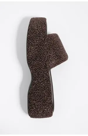 Bimba Y Lola Textile High Sole Sandal
