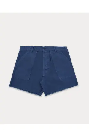 FORTELA Cotton Bermuda Shorts - Blue