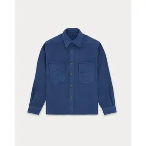 FORTELA Kenny 2.0 Cotton Overshirt - Blue