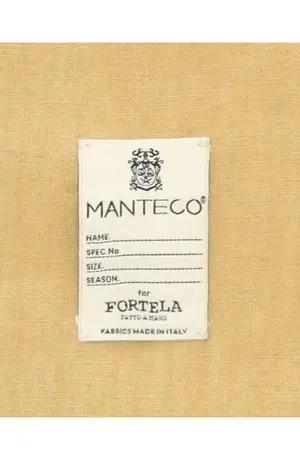 FORTELA Garçon Double-breasted Linen Jacket - Camel