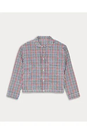 FORTELA Peter Vichy Check Cotton Overshirt - Multicolor