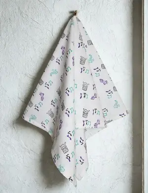 PASSION LILIE Second Line Cotton Tea Towelset Of 2