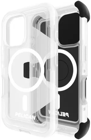 PELICAN Voyager Magsafe Case With Holster For Apple - Clear
