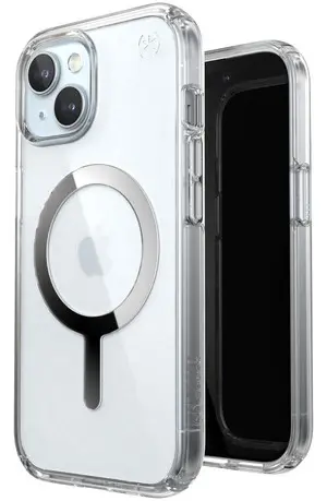 SPECK Presidio Magsafe Case For Apple Iphone 15 / Iphone 14 / / Iphone 16e - Clear