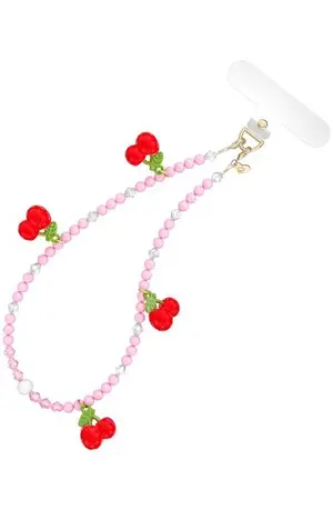 VELVET CAVIAR Phone Charm - Red Multicolor