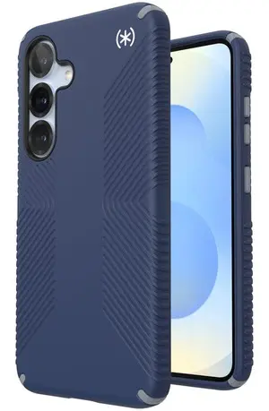 SPECK Presidio2 Grip Case With Magnet For Samsung Galaxy S25 - Blue