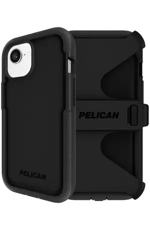 PELICAN Voyager Magsafe Case With Holster For Apple Iphone 16e / Iphone 15 / Iphone 14 - Black