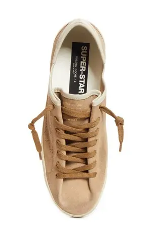 GOLDEN GOOSE Super-star Sneakers - Tabacco/cream