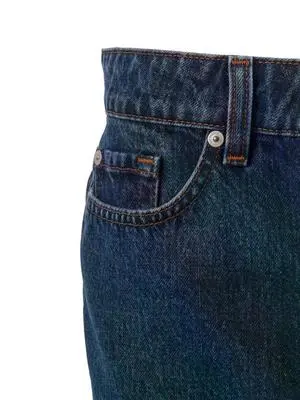 7 For All Mankind Double-layer Denim Skirt