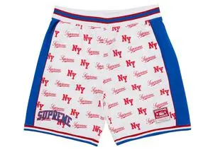 Supreme Mitchell & Ness Monogram Basketball Shorts