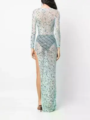 Coperni Sequin-embellished Maxi Dress