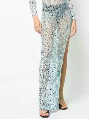 Coperni Sequin-embellished Maxi Dress