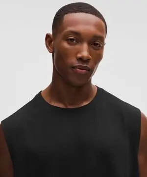 Lululemon Mesh Soft Jersey Sleeveless Tank Top - Black
