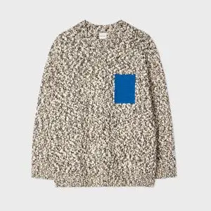 Paul Smith Chunky Knit Sweater With Faux Pocket Detail