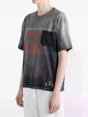 RRR123 Graphic Print Pocket T-shirt