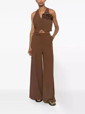 Imperial Cropped Top - Brown