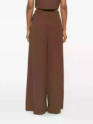 Imperial Belted Wide-leg Palazzo Pants