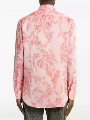 Etro Jacquard-motif Cotton Shirt