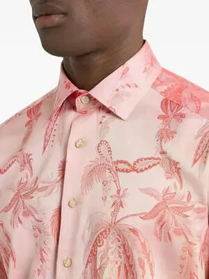 Etro Jacquard-motif Cotton Shirt
