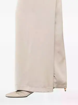 Imperial Satin Finish Wide-leg Trousers