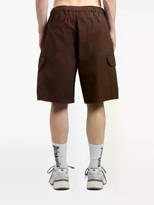 Palm Angels Curved Logo Cargo Shorts