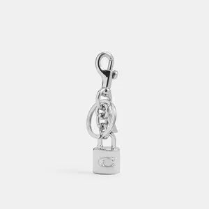 COACH OUTLET Lock Bag Charm - Silver/chalk