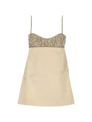 Retrofete Mini Crystal-embellished A-line Dress