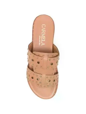 CARMELA Stud-embellished Leather Sandals