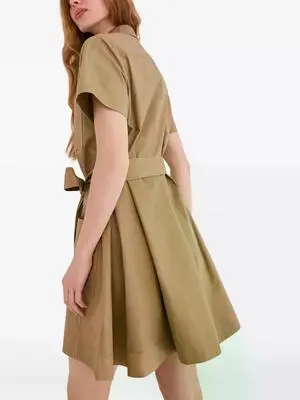Cara Cara Lagos Belted Shirt Mini Dress