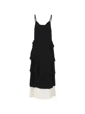 Fiorucci Midi Tiered Ruffled Dress