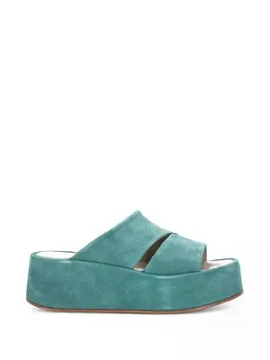 PATRIZIA BONFANTI Platform Sandals - Blue