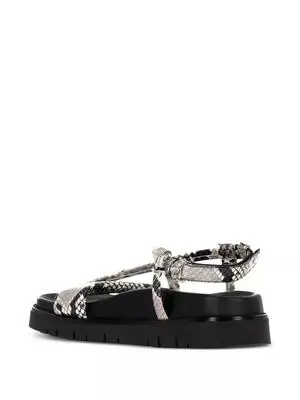 PATRIZIA BONFANTI Buckled Slingback Sandals