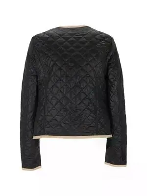 HUSKY Diamond-quilted Contrast-trim Jacket