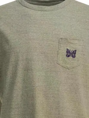 Needles Papillon-embroidered Pocket T-shirt