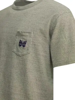 Needles Papillon-embroidered Pocket T-shirt