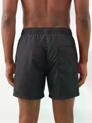 D4.0 Navy Drawstring Waist Swim Shorts