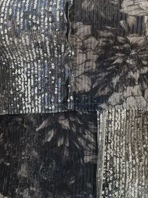 MAISON MARGIELA Patchwork Sequin Embroidered Top